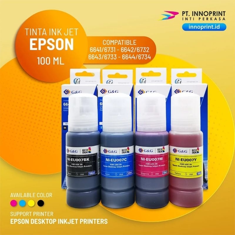 Jual Tinta Epson 003 Original G&G isi 100 ml | Shopee Indonesia