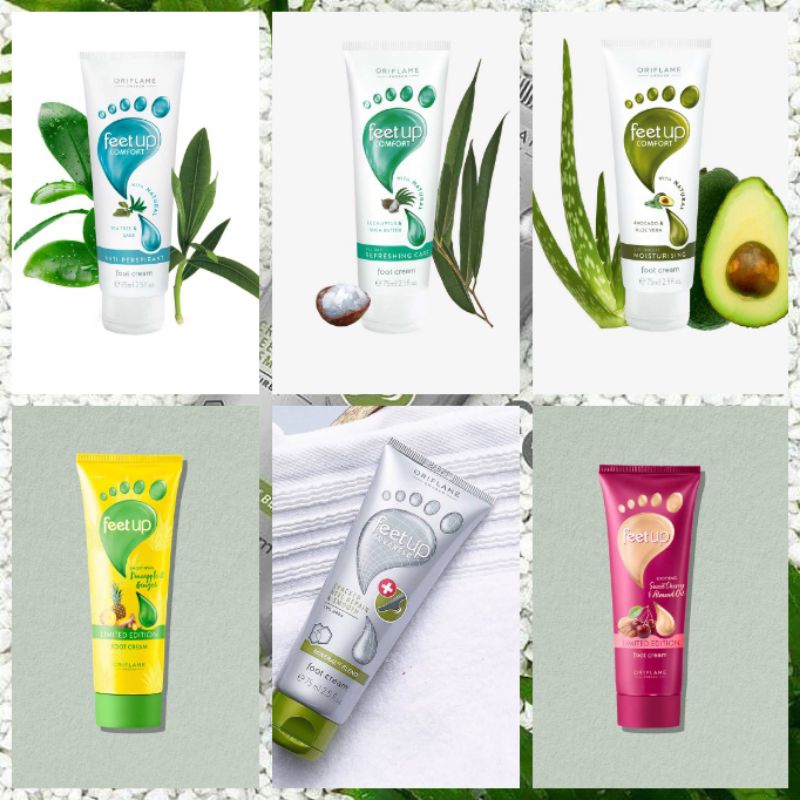 Jual Feet Up AVOCADO/ALL DAY / ANTI PERSPIRANT/ PINEAPPLE/ Soothing ...
