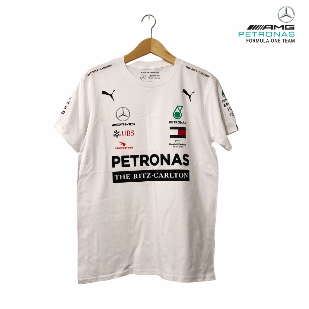 Jual Tshirt Import AMG Formula One Team Putih Pria Wanita Baju Kaos f1 ...