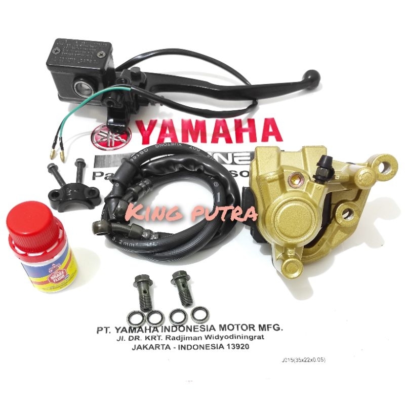 Jual minyak rem+selang rem+baut+master rem set+kaliper depan Yamaha Rx king lama,Rxs,Rxz ...