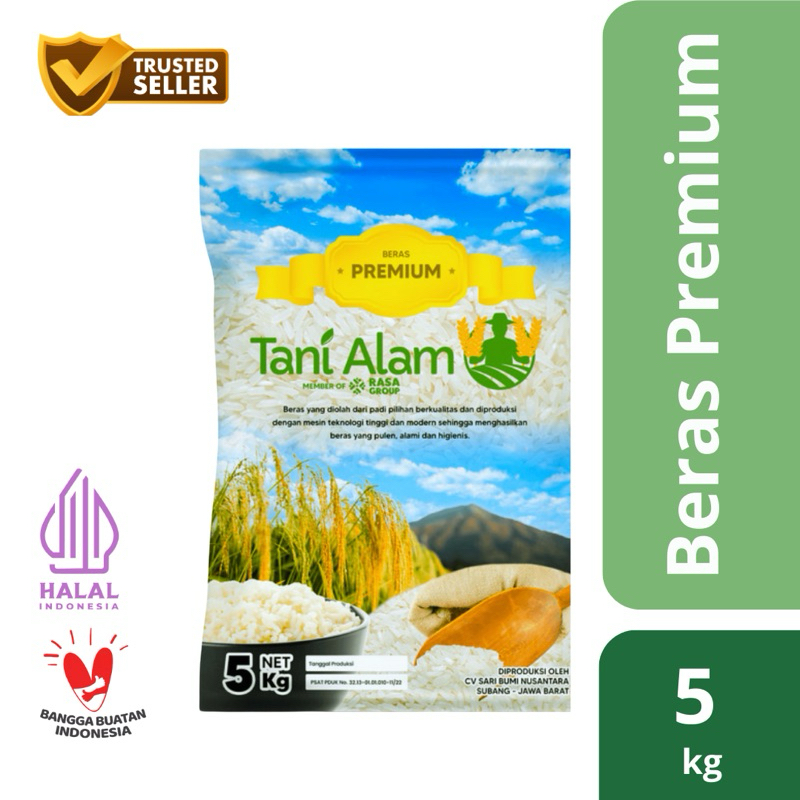 Jual RASA - Beras Premium Tani Alam 5 KG | Shopee Indonesia