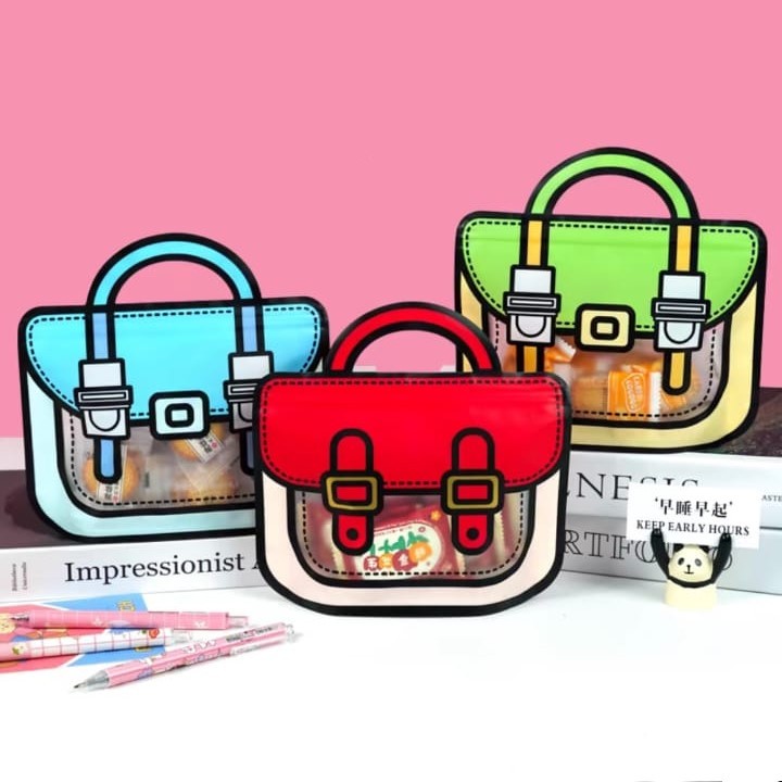 Jual [BS] Plastik Snack Hadiah Ziplock Birthday Packaging Bag Isi 10 ...