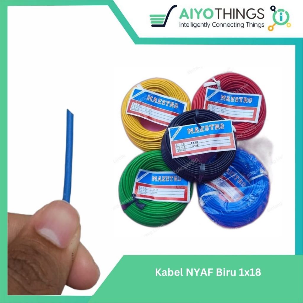 Jual Kabel NYAF Biru 1x18 Per Meter | Shopee Indonesia
