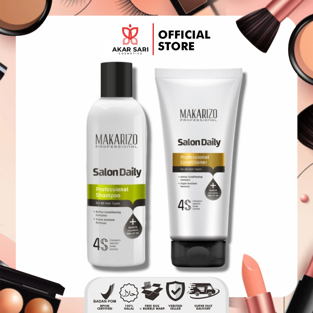 Jual MAKARIZO PROFESSIONAL SALON DAILY - Shampoo | Conditioner 200 ml ...