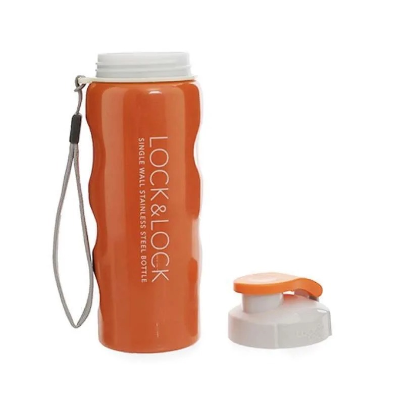 Jual LocknLock Stainless Water Bottle - 550 ML - ORANGE | Shopee Indonesia
