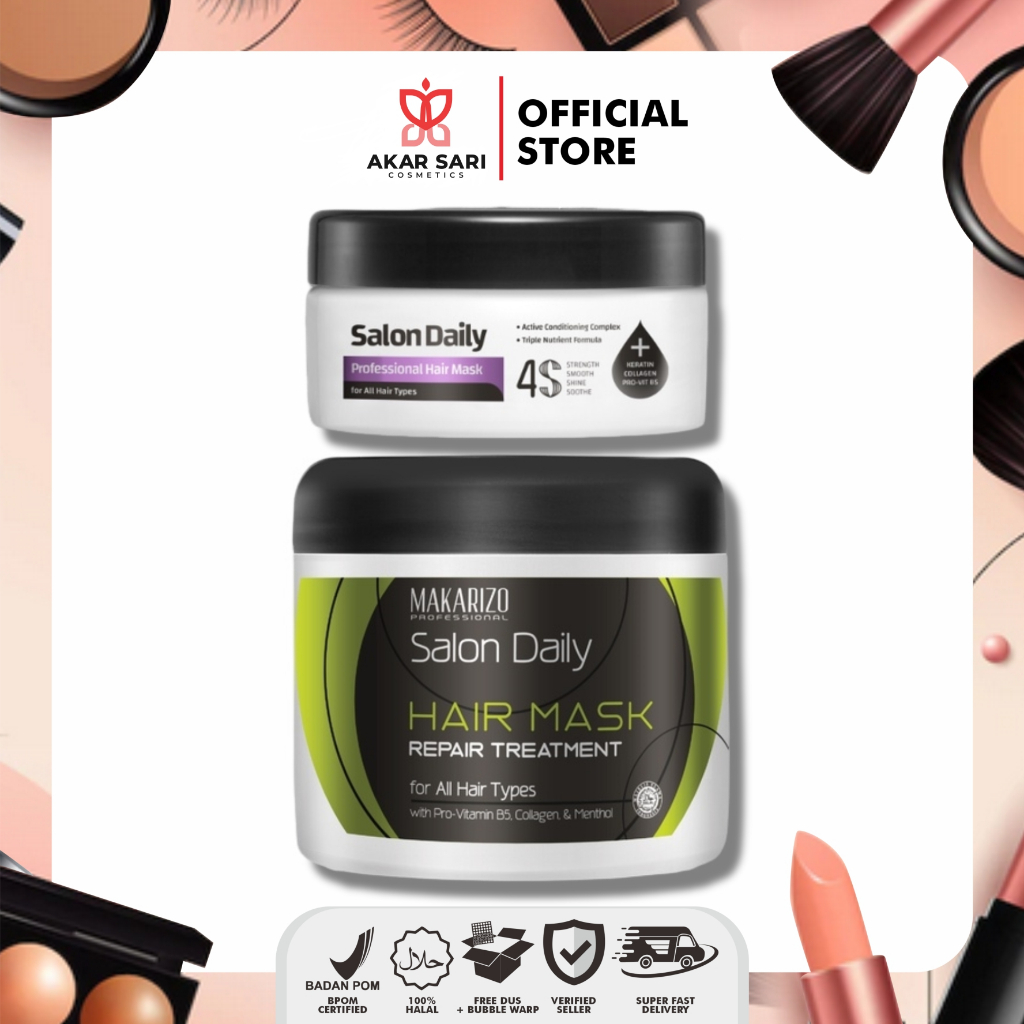 Jual MAKARIZO PROFESSIONAL SALON DAILY HAIR MASK - Masker Rambut 125 ml ...