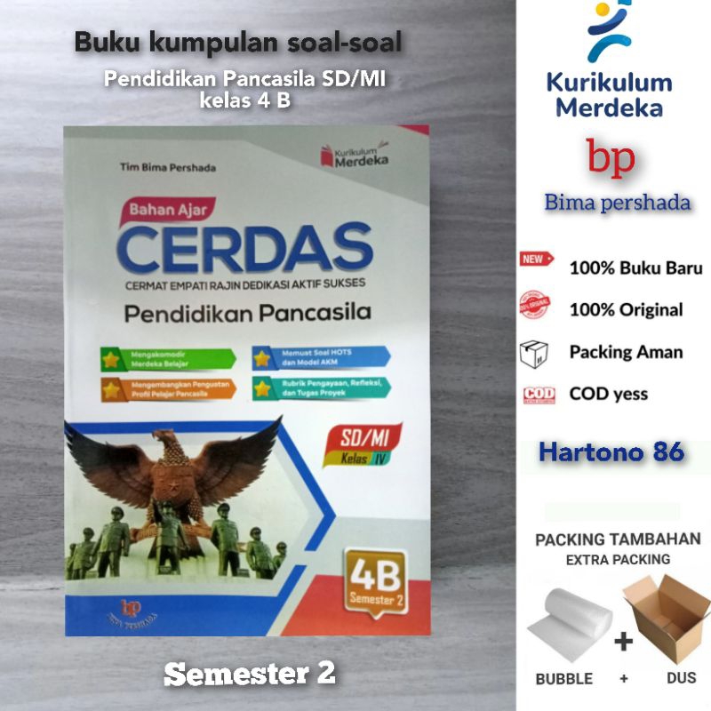 Jual Buku kumpulan soal-soal CERDAS Pendidikan Pancasila SD/MI Kelas 4 ... Jual Buku kumpulan soal-soal CERDAS Pendidikan Pancasila SD/MI Kelas 4 ...