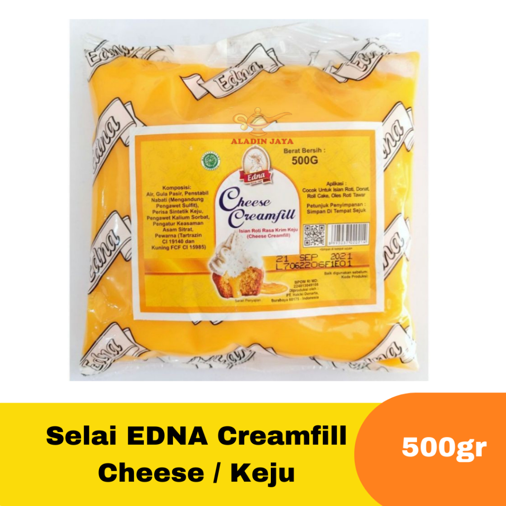 Jual Selai EDNA Creamfill Cheese / Keju ukuran 500gr | Shopee Indonesia