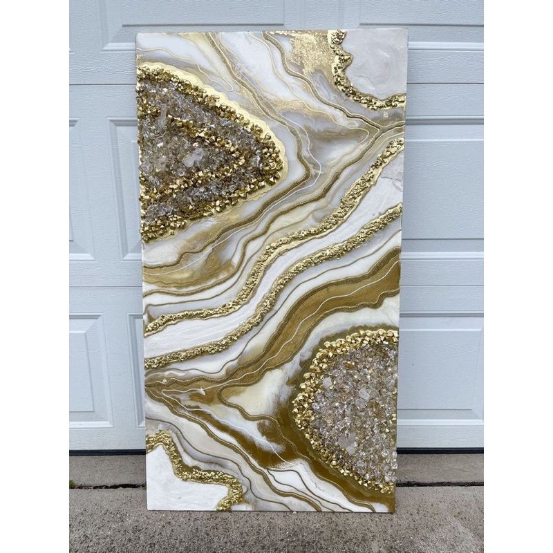 Jual Resin painting walldecor/ Lukisan resin dekorasi dinding | Shopee ...