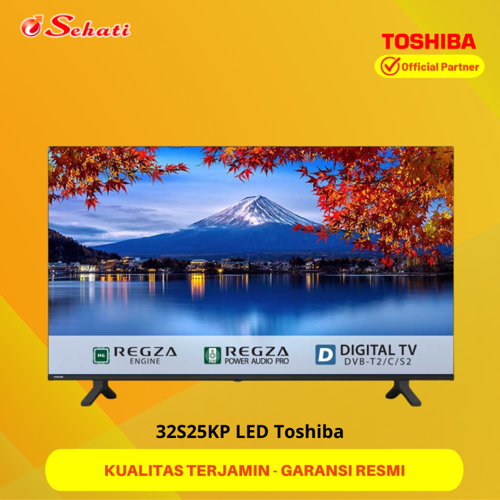 Jual TOSHIBA DIGITAL TV 32 Inch TOSHIBA LED TV 32S25KP Dolby Digital HD Garansi Resmi | Shopee ...