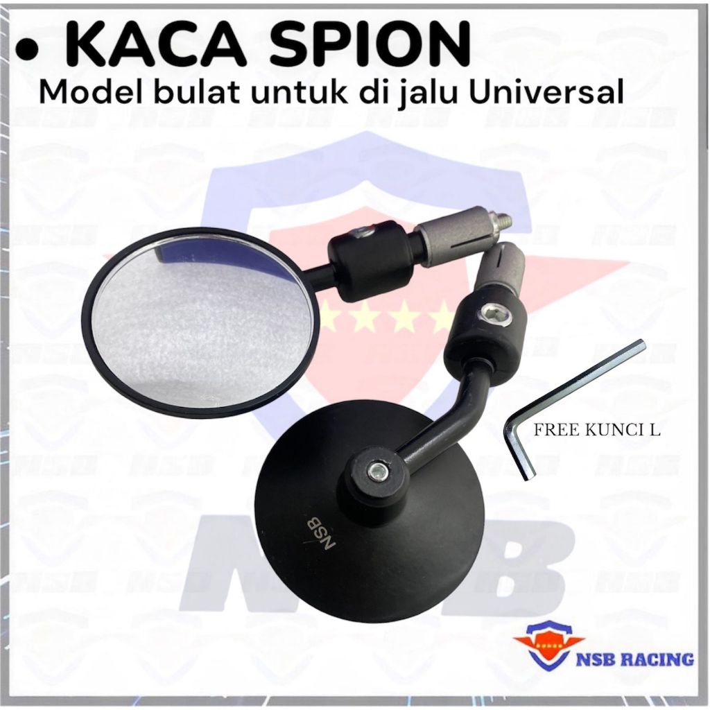 Jual Cuci gudang Spion Jalu Bulat lurus universal bar end spion Jalu ...