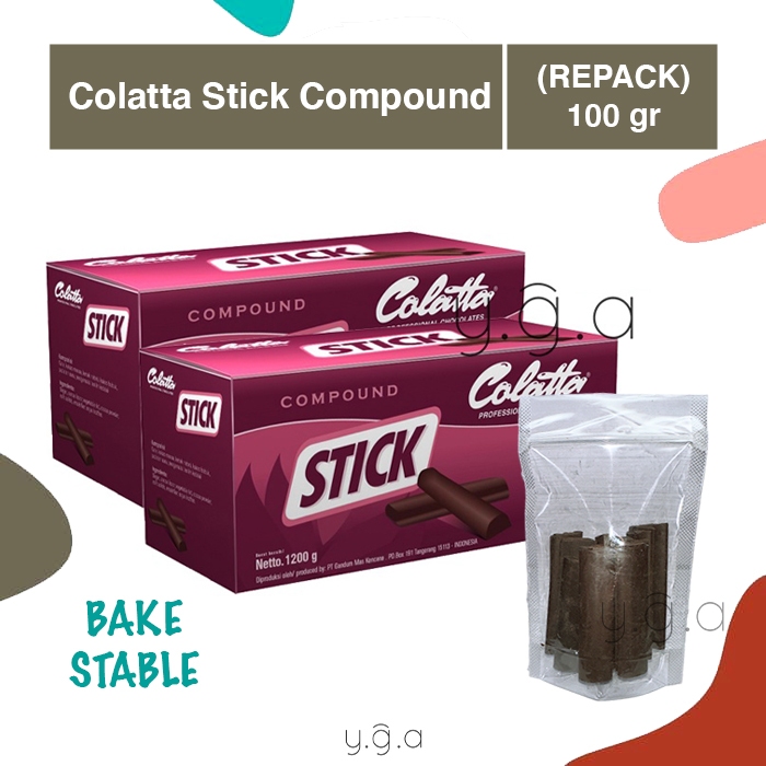Jual Colatta Coklat Stik (REPACK) 100gr Bake Stable | Shopee Indonesia