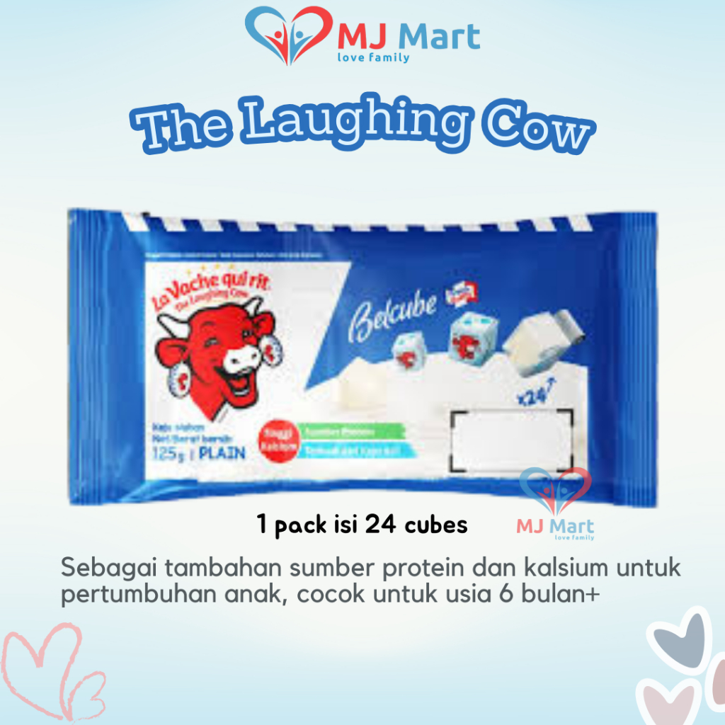 Jual Belcube Cheese The Laughing Cow / Keju Belcube Mpasi Bayi Cubes ...