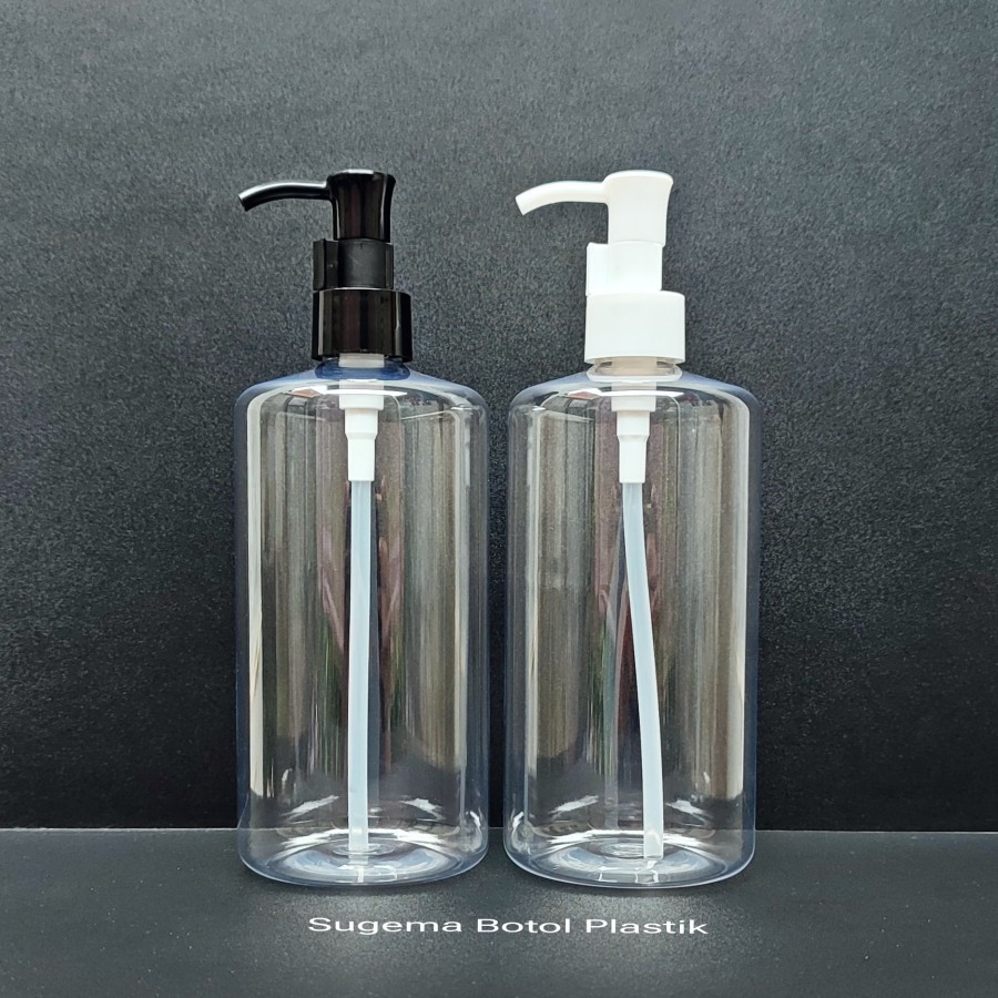 Jual Botol Pump 500ml Sabun Cair Pet Bening / Botol 500 Ml Pump Clip Oil | Shopee Indonesia
