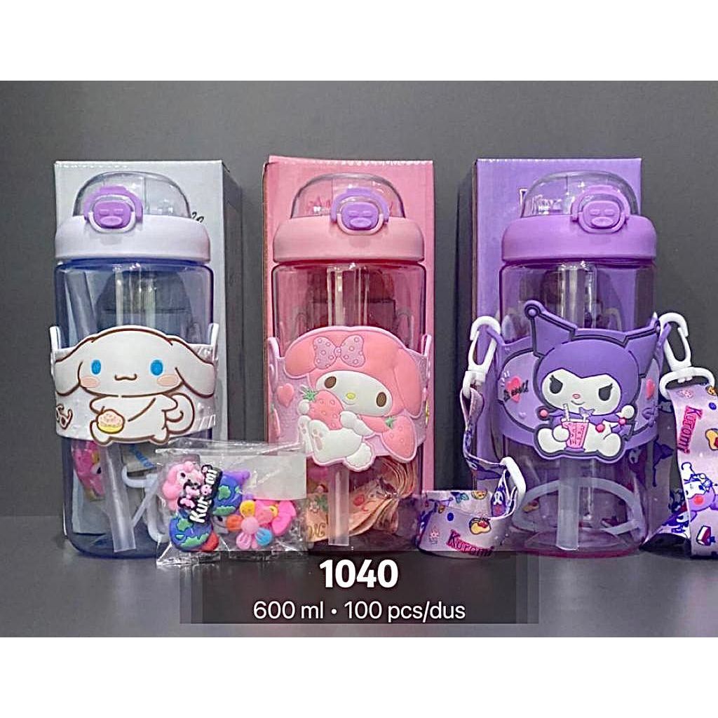 Jual Botol Minum Anak Sekolah Karakter Sanrio 650 ml Cinamoroll Kuromi ...