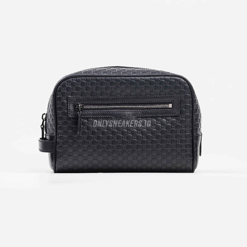 Jual GUCCI CLUTCH EMBOSSED BLACK POUCH (100% AUTHENTIC) | Shopee Indonesia