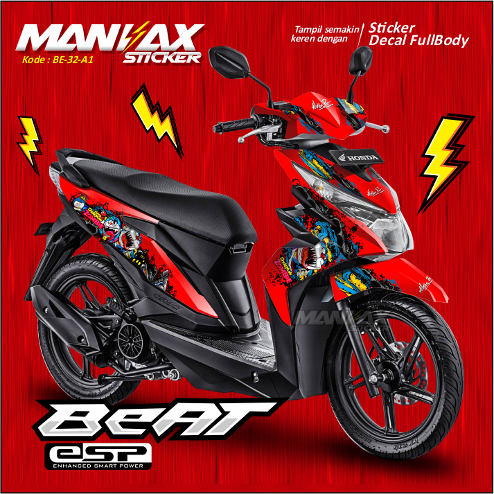 Jual Decals striping stiker honda beat esp sticker fullbody beat street ...