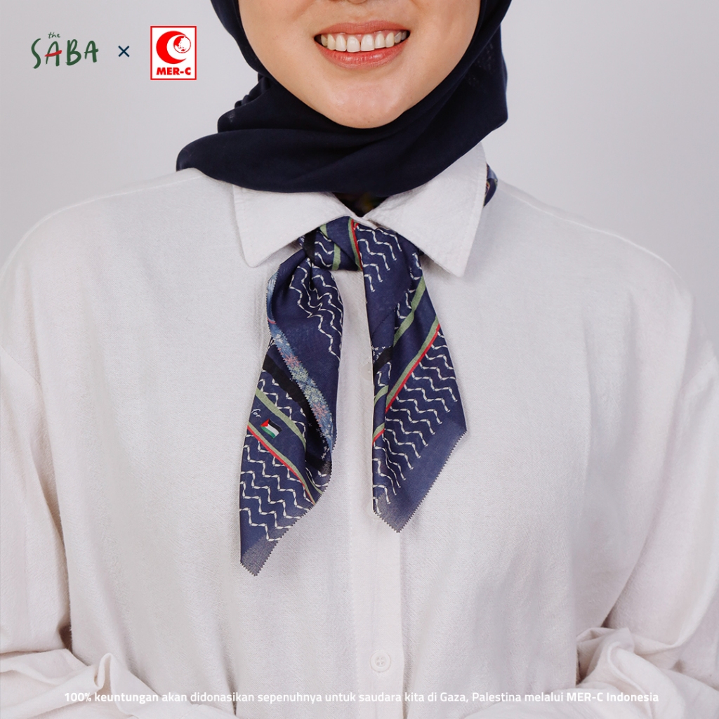 Jual THE SABA - (PREORDER) SABYL MINI BASIC SCARF 70 x 70 Turkish Voile ...