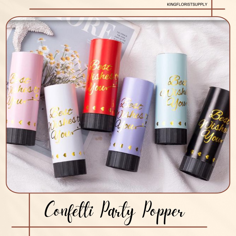 Jual Popper Confetti Surprise Party Mini / Popper Ultah Pernikahan ...