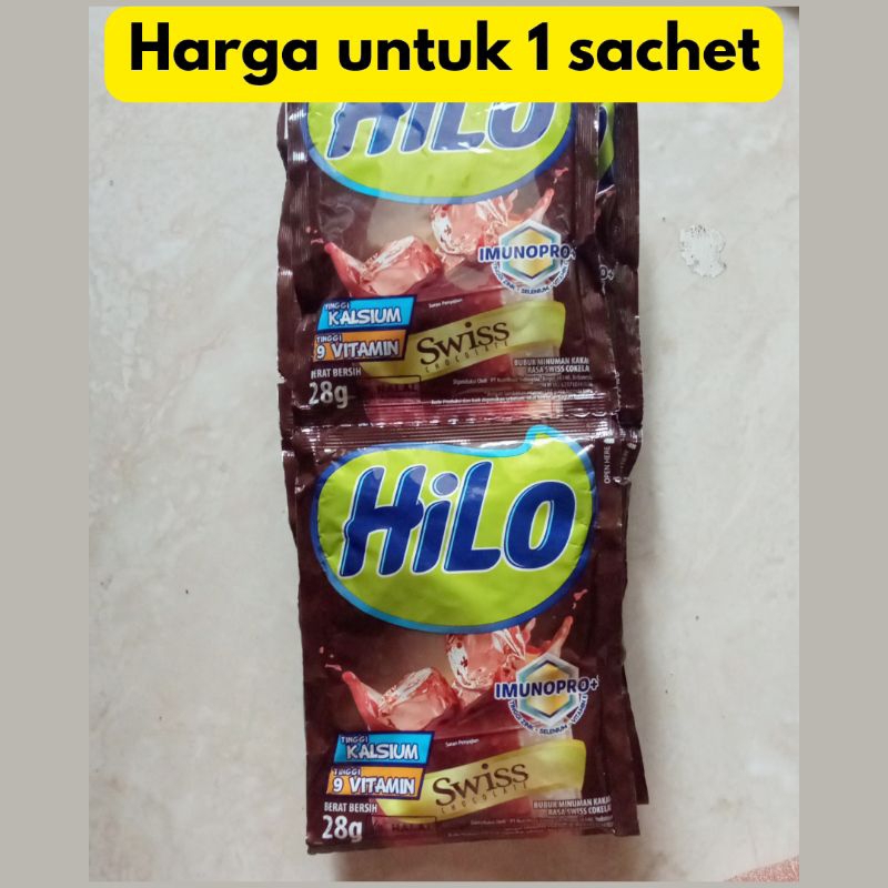 Jual hilo chocolate swiss 1 sachet minuman coklat | Shopee Indonesia