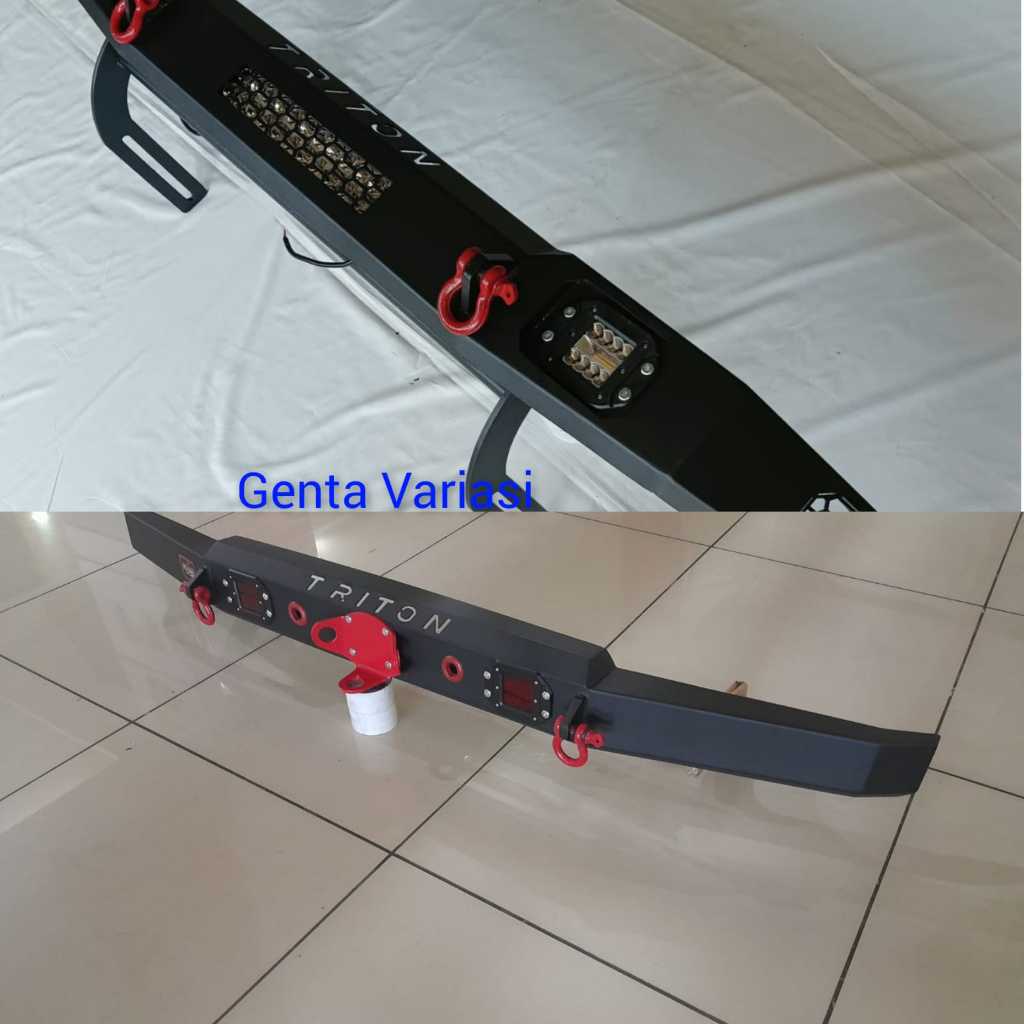 Jual Towing Bumper Pelindung Depan Dan Belakang Mobil Mitsubishi Triton ...