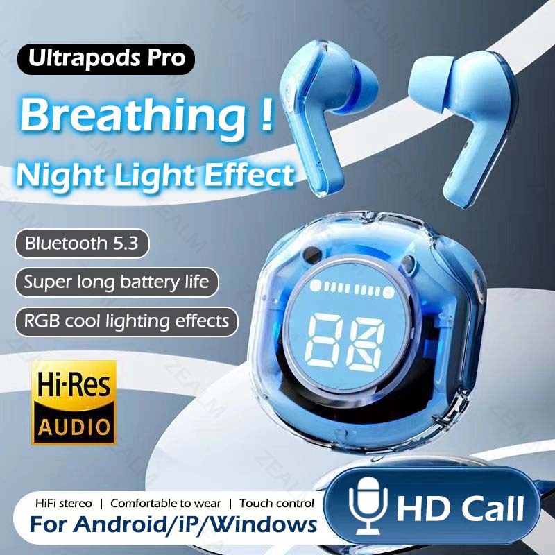 Jual Ultrapods Pro TWS Bluetooth Headset Bass with Mic Touch Wireless ...