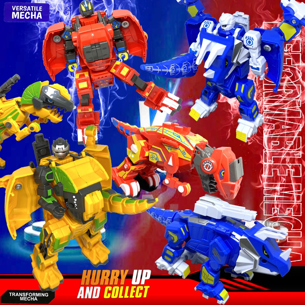 Jual Mainan Anak Robot Deformable Mecha Power Rangers Transformasi ...