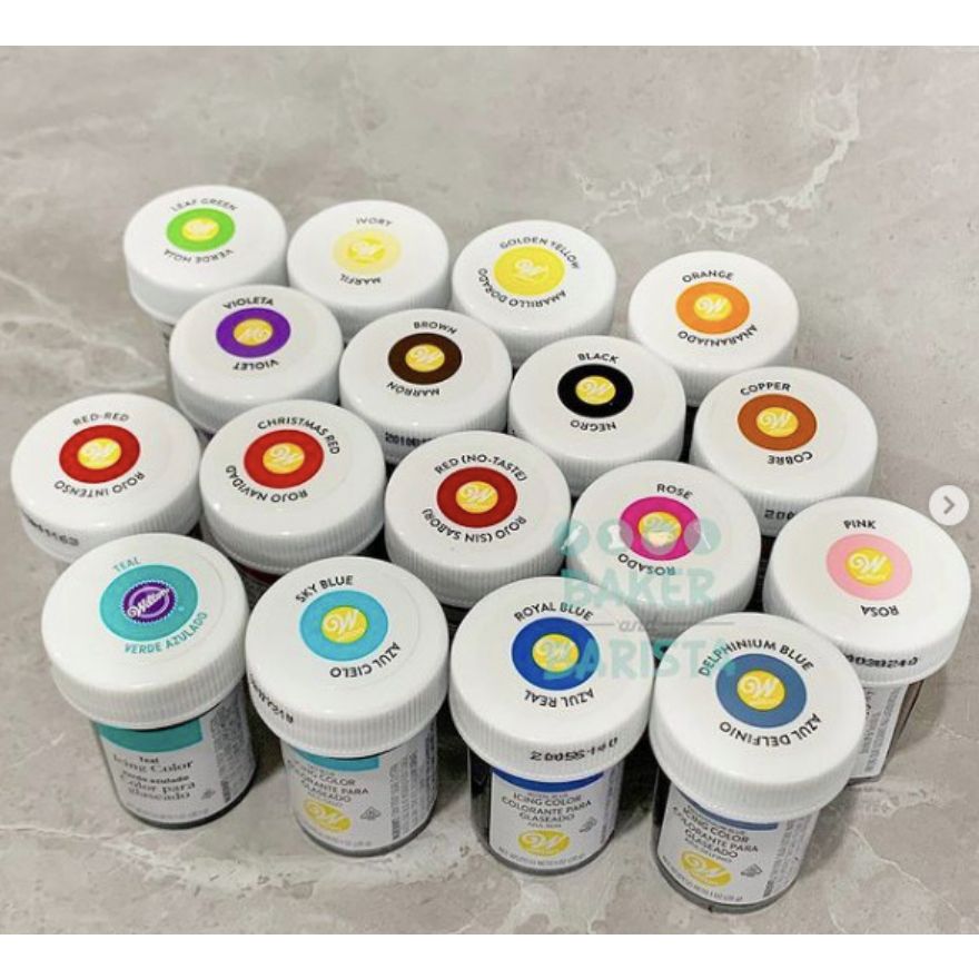 Jual Wilton icing color / pewarna wilton 1oz wilton coloring fondant ...