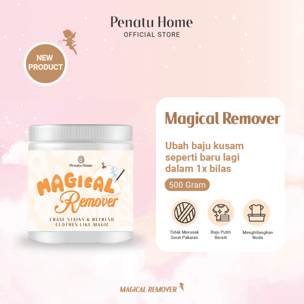 Jual [ Penatu Home ] Magical Remover - Bubuk Pemutih Penghilang Noda ...