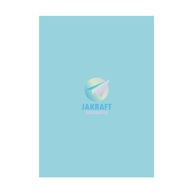 Jual (25 Lembar) Kertas HVS A4 Warna 180 Blue Biru Tebal 80 Gsm Gram ...