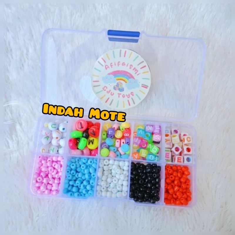 Jual paket DIY Manik-Manik Set Aesthetic - Paket Manik-Manik Huruf ABC ...