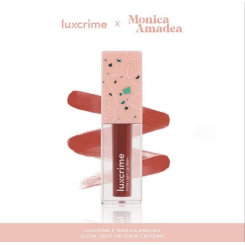 Jual Luxcrime x Monica Amadea Ultra Light Lip Stain caffeine | Shopee ...