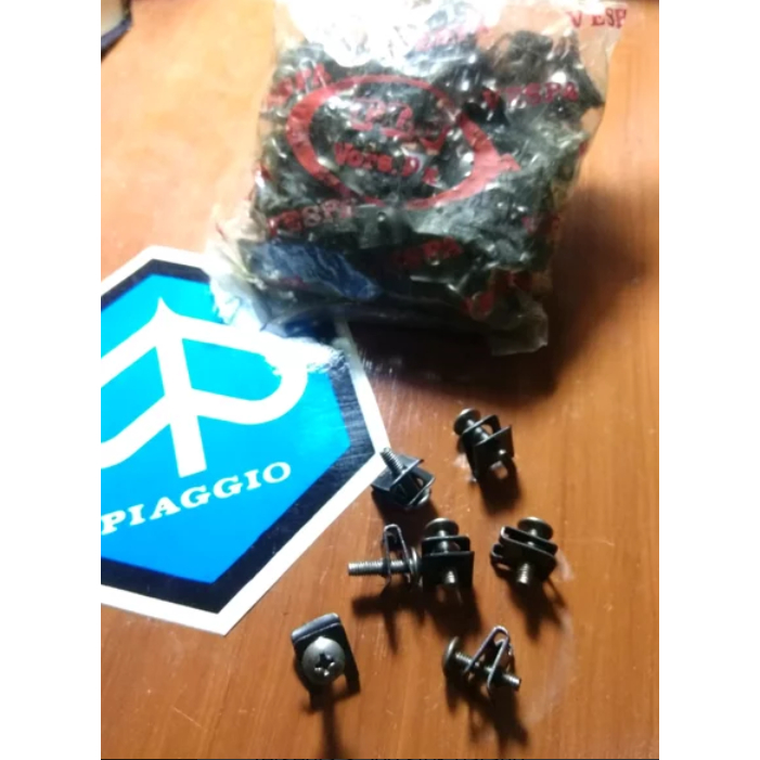 Jual klem clamp baut mur hidung vespa dan lainya vespa px series ps ...