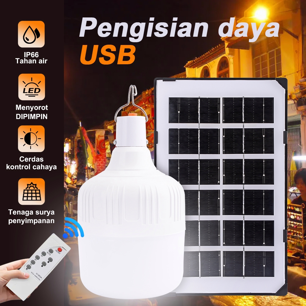 Jual Lampu Bohlam LED Tenaga Surya/Lampu pengisian darurat di bohlam ...