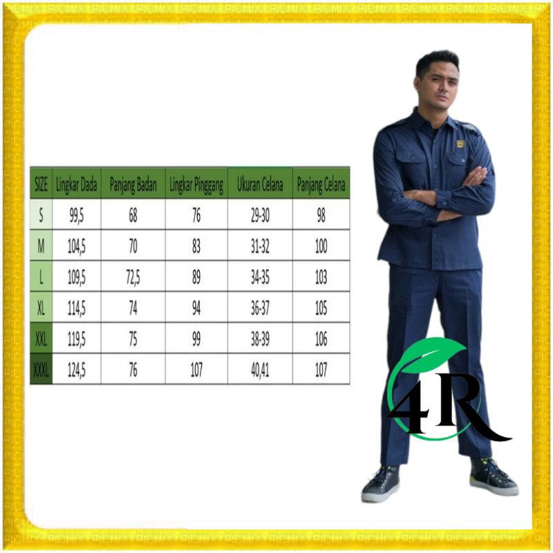 Jual Seragam Safari Security Coklat Terbaru Lengan Pendek Baju Safari ...