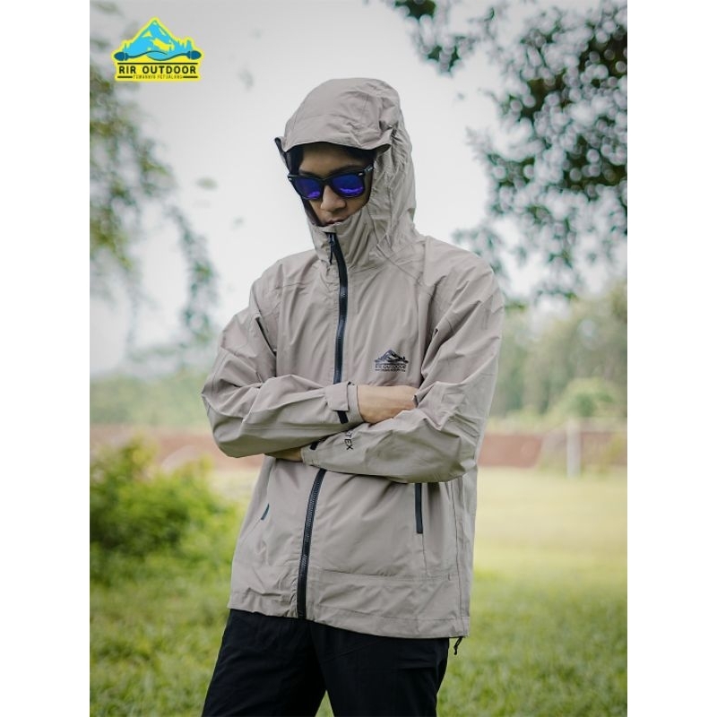 Jual JAKET ANTI AIR Rain Jacket RIR Outdoor Goretex Three Layer ...