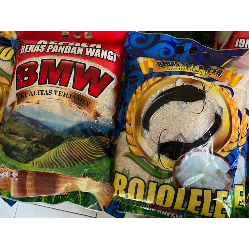 Jual PROMO BERAS MURAH BERAS BMW 3,5KG / 5LITER / BERAS ROJO LELE/DAUN ...