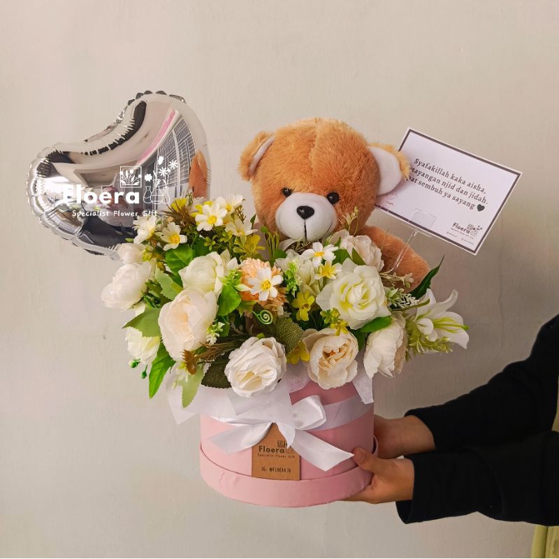 Jual bloom box XL boneka jumbo coklat karangan bunga untuk valentine ...