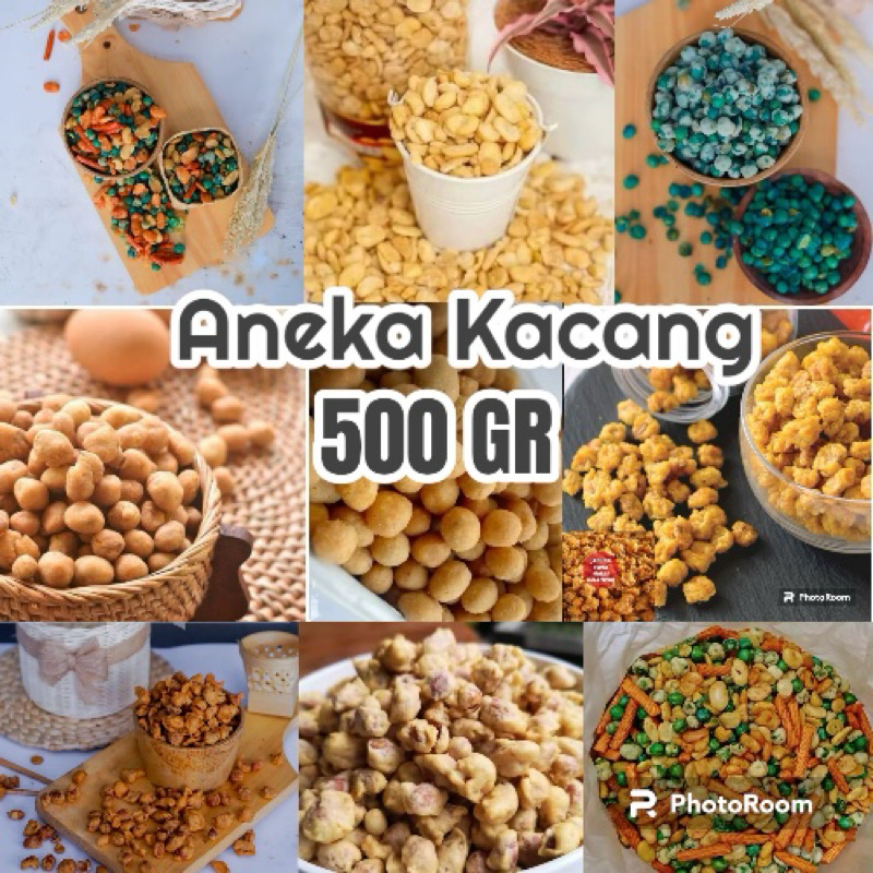 Jual ANEKA SNACK KACANG (500 GR) KACANG KORO / BANDUNG / POLONG / UMPET ...
