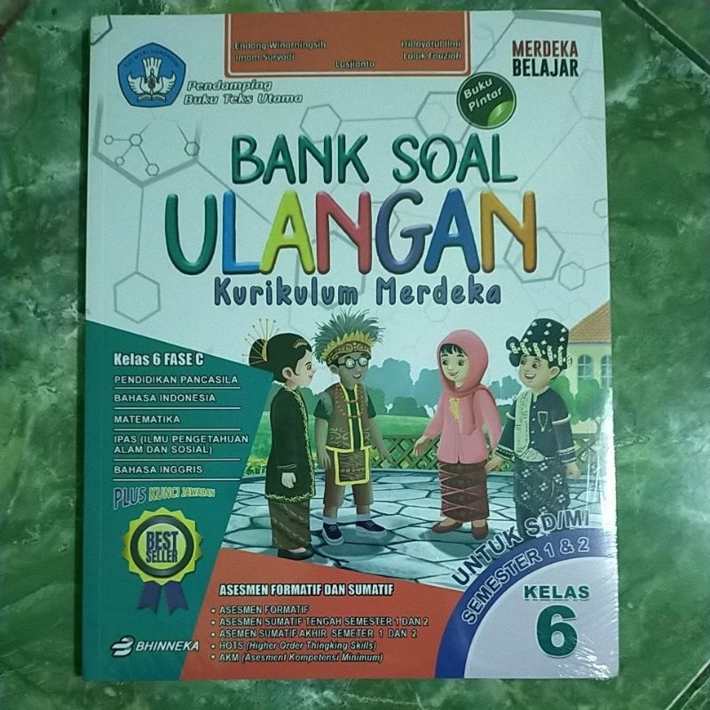 Jual Buku Bank soal ulangan untuk SD/MI kelas 6 kurikulum merdeka | Shopee Indonesia