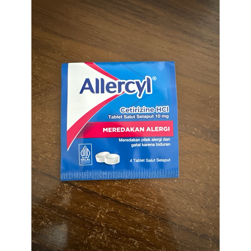 Jual allercyl isi 4 tablet | Shopee Indonesia