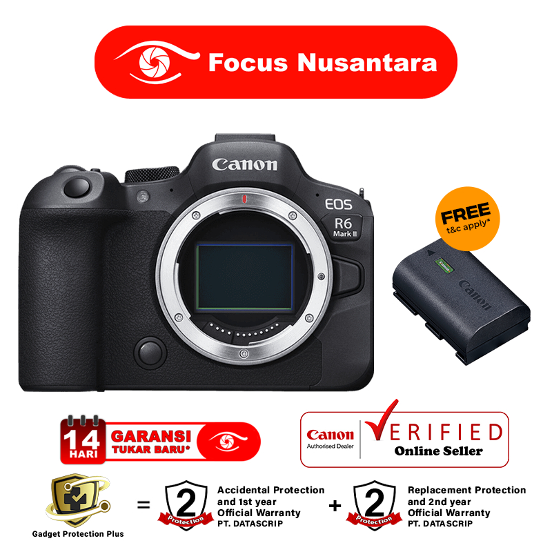 Jual Canon EOS R6 Mark II Canon EOS R6 Mark 2 R6II Body / kit 24-105 IS ...