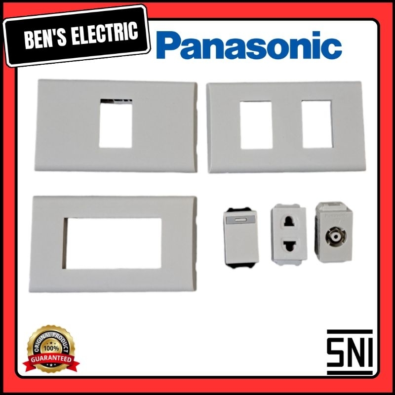 Jual Panasonic cover / frame inbow,tanam model panjang, saklar,stop ...