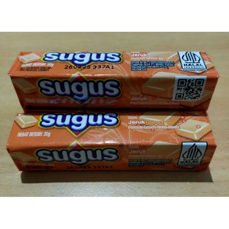 Jual Permen SUGUS Stik Orange 30g 1pak isi 24pcs | Shopee Indonesia