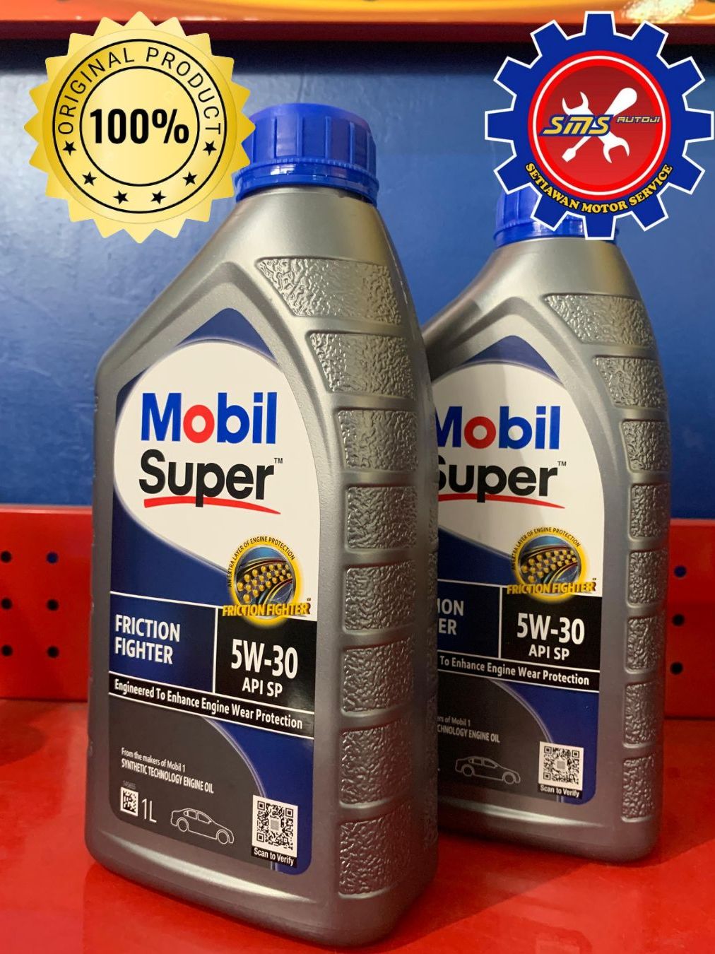 Jual Mobil Super 2000 Friction Fighter 5W30 API SP 1 Liter 100% ORI ...