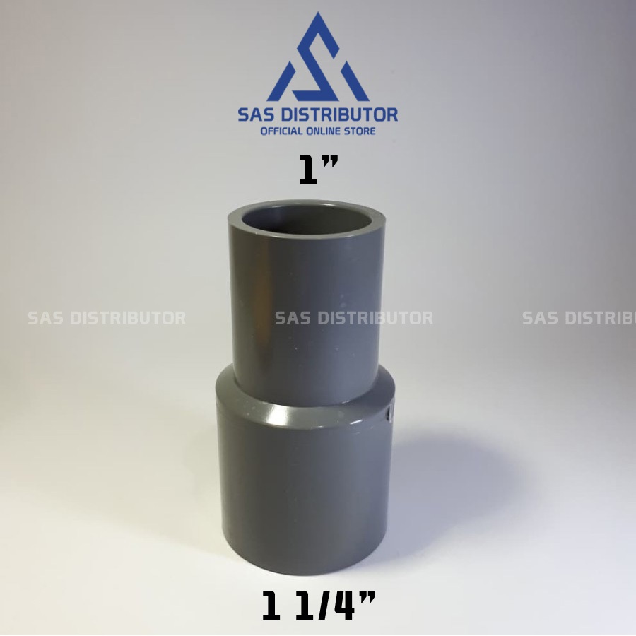 Jual Vlok Sok 1 1/4 x 1" inch PVC Soket / Reducer Sock 1 x 1 1/4" inch AW / Plok Sok 1 1/4 x 1 ...