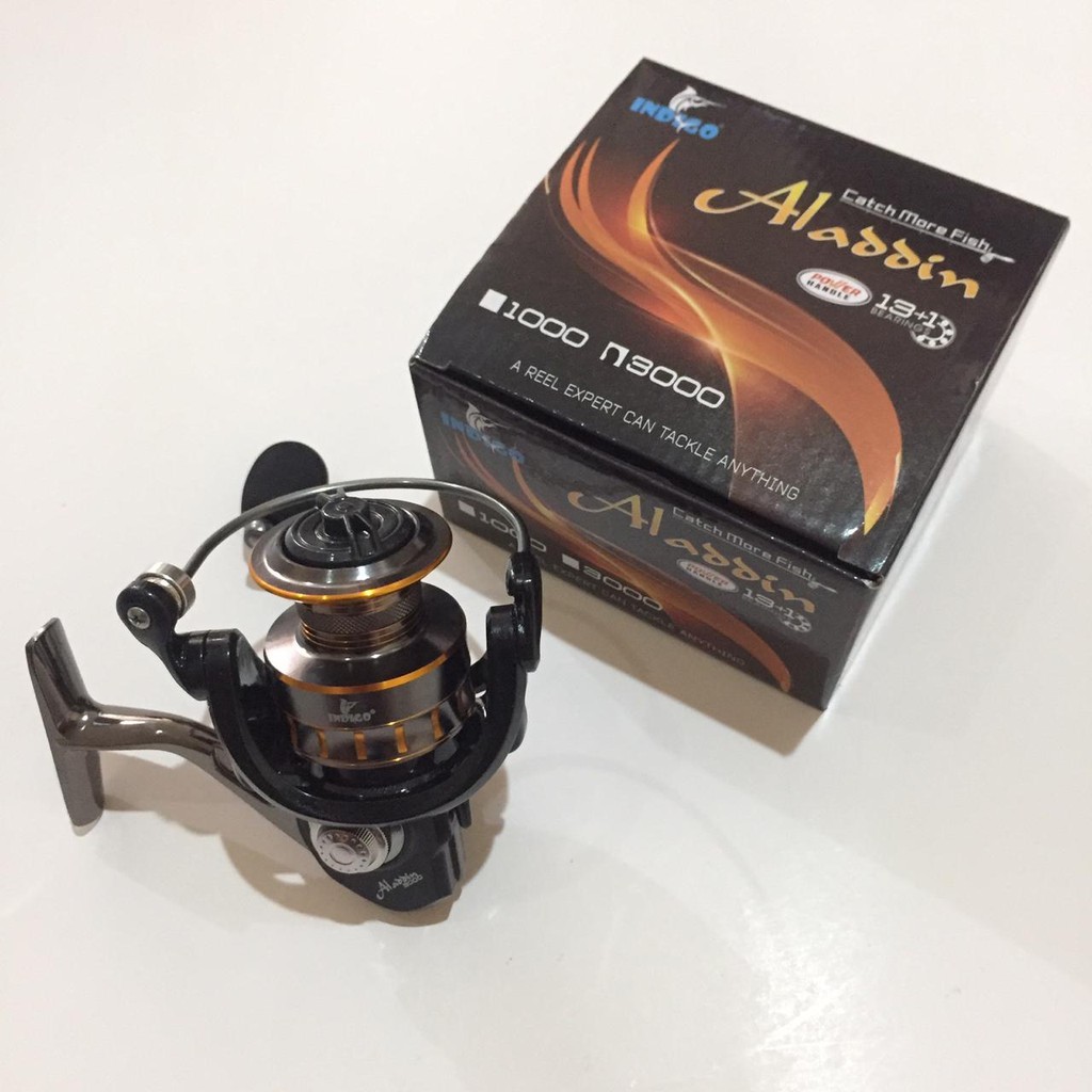 Jual Reel Body Metal Aladdin Japan Quality 14 BALL BEARINGS (POWER ...