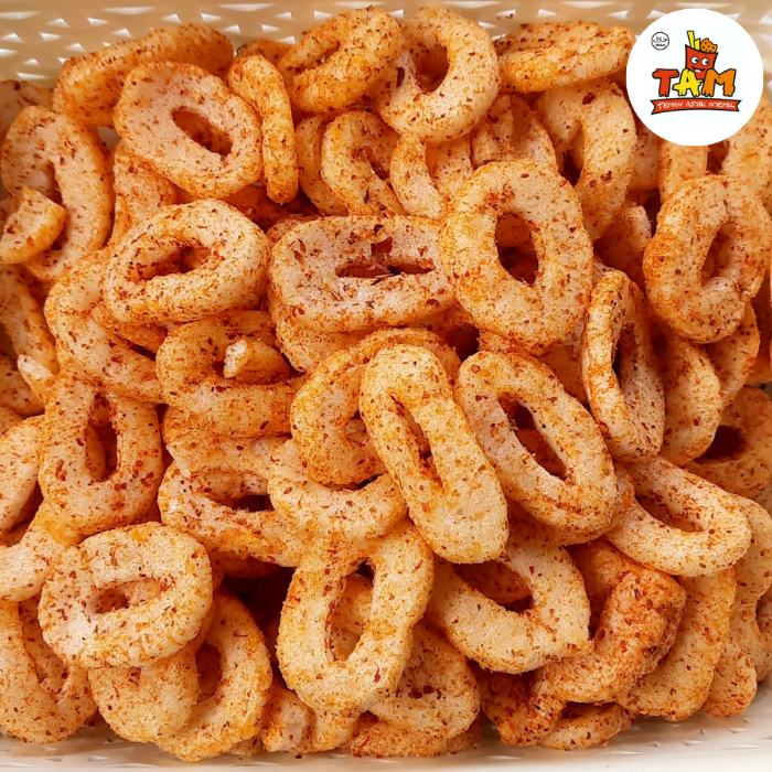 Jual Snack Ring Ikan Pedas Balado Gurih 250 Gram - Tam Snack | Shopee ...