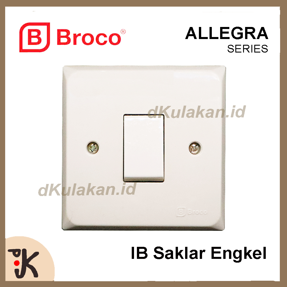 Jual BROCO ALLEGRA IB SAKLAR TANAM TUNGGAL ENGKEL CREAM C161 INBOW ...