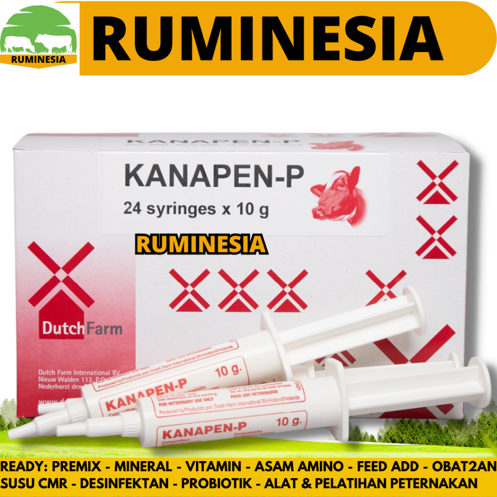 Jual KANAPEN P 10 ML - Obat Mastitis Kambing - Obat Mastitis Sapi ...